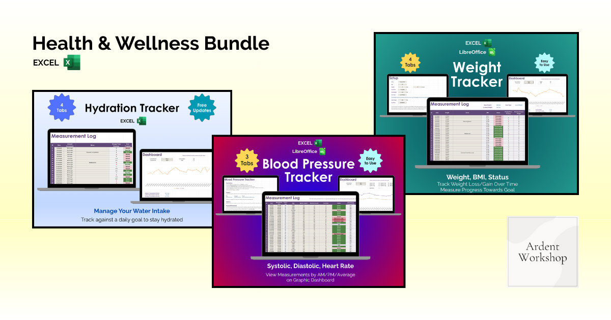 Health and Wellness Bundle | Ardent Workshop